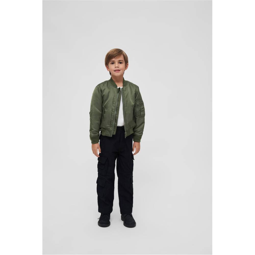 Brandit Brandit - MA1 Kids Bomber Jacket - Green | Attitude Europe